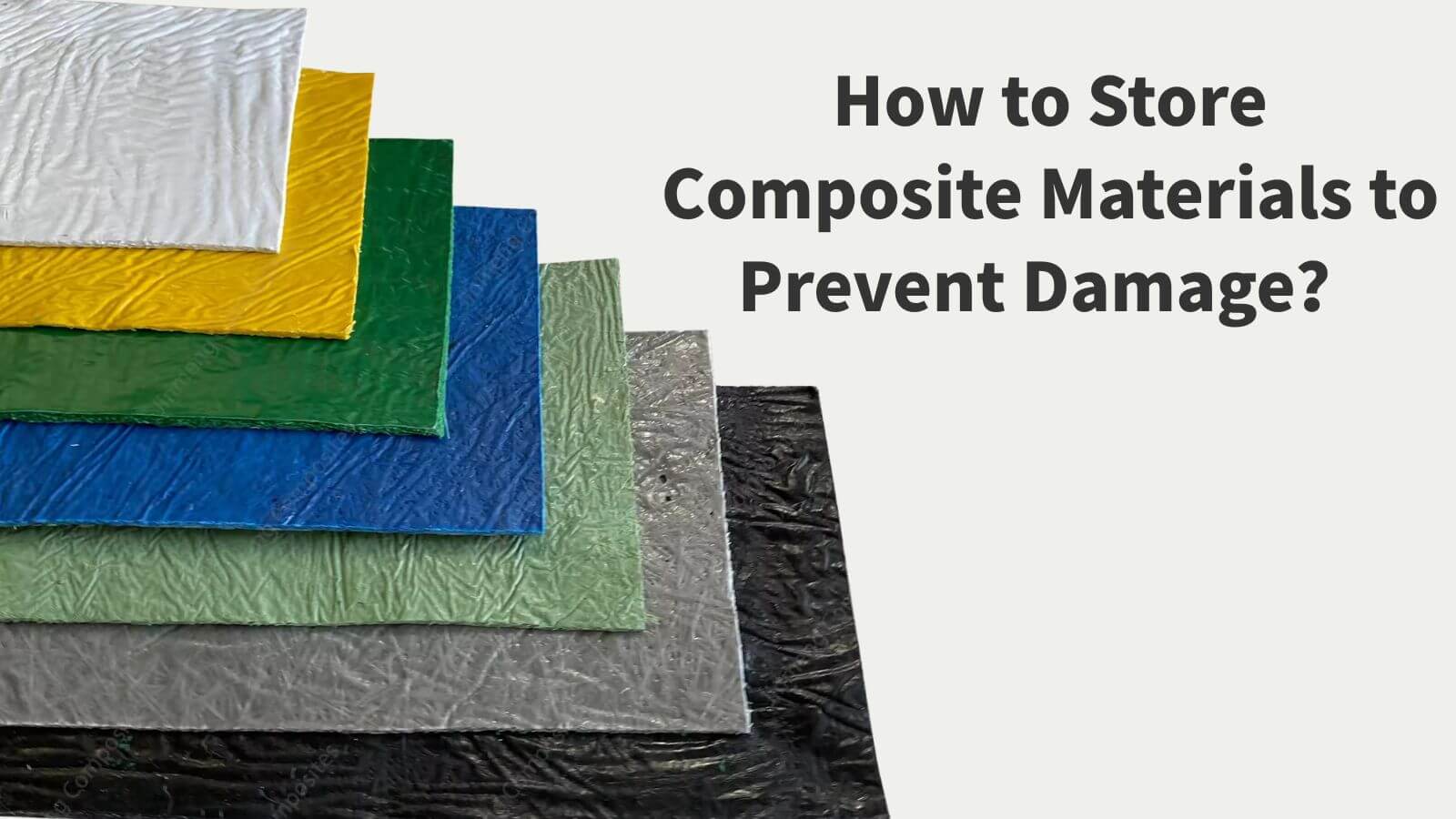 How to Store Composite Materials to Prevent Damage？ - Chinyo Technology